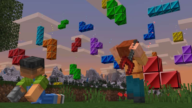 Tetris x Minecraft | Tetris