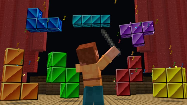 Tetris x Minecraft | Tetris